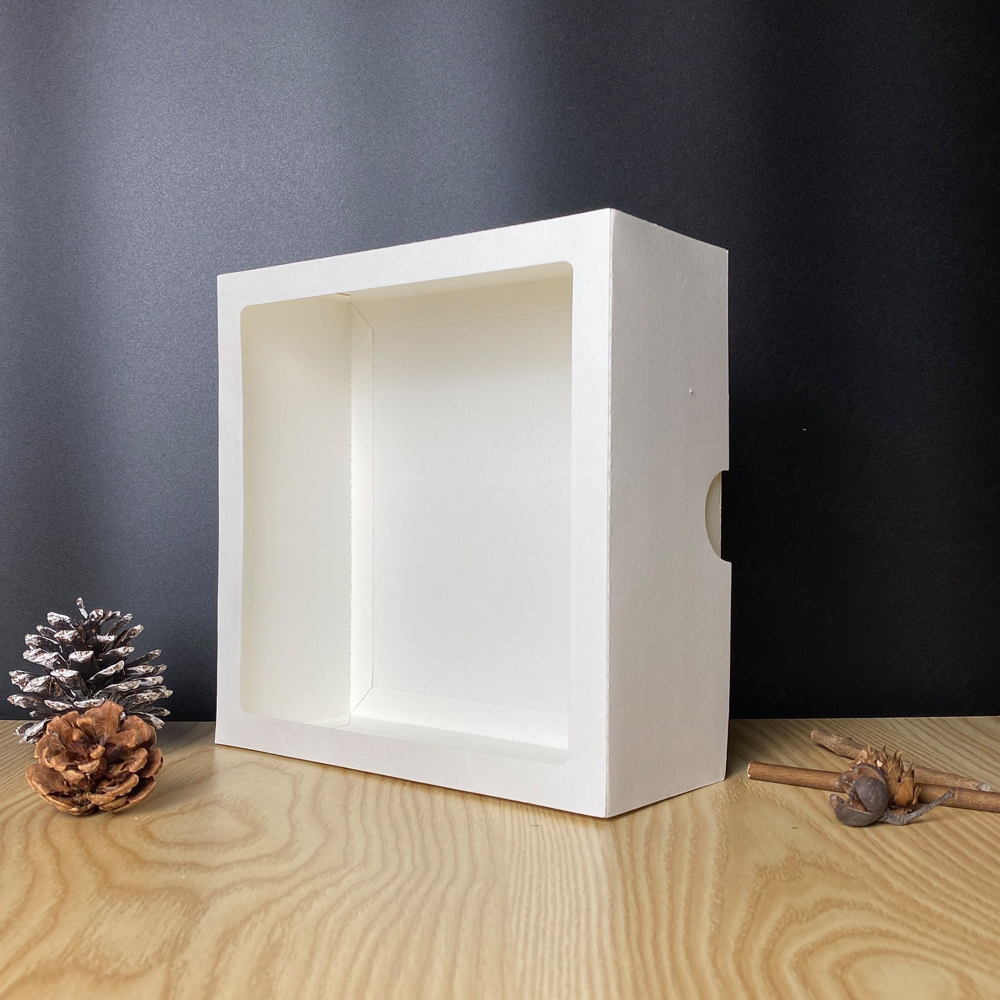 Cardstock Frame Digital File DIY for Square Box, 3D Light Box, Shadow ...