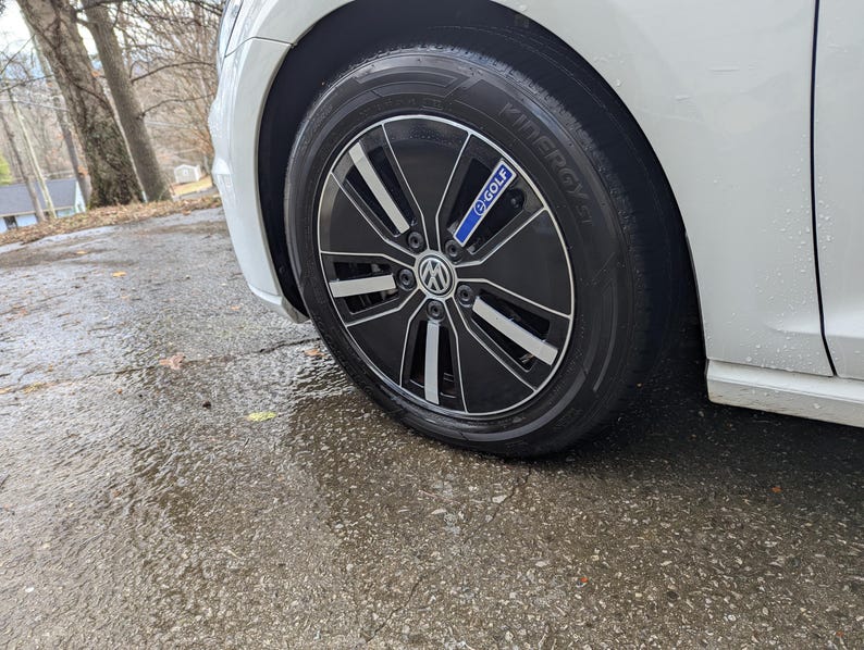 VW Egolf Wheel Accent Decals - Transform Your Factory Wheels (complete ...