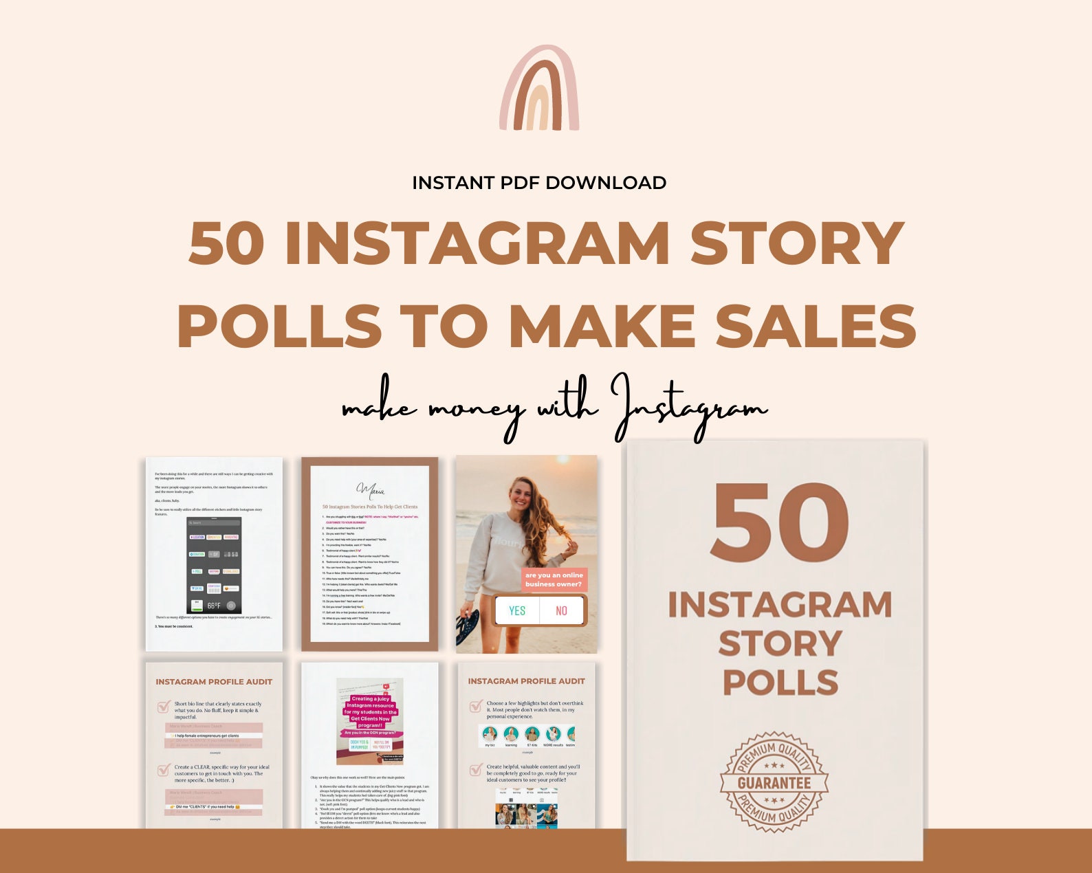 Ultimate Instagram Story Polls Kit, Instagram Story Prompts, Instagram ...
