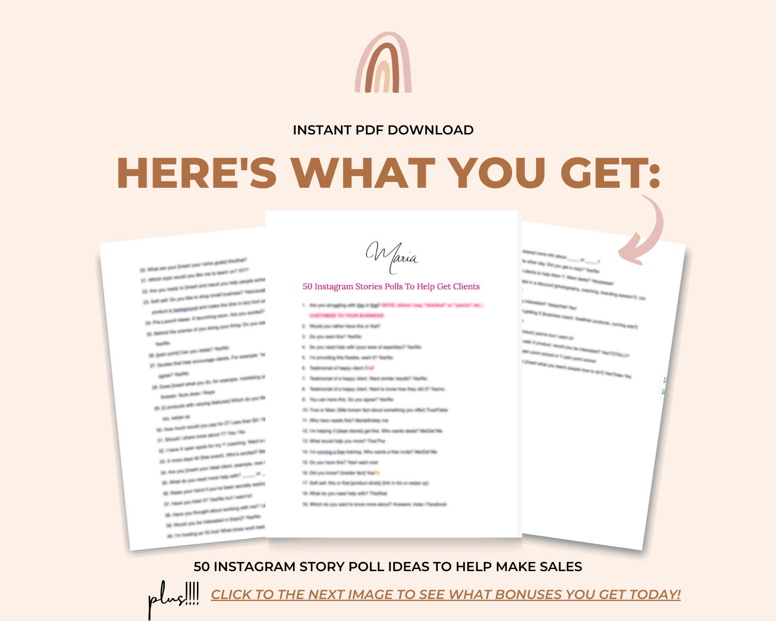 Ultimate Instagram Story Polls Kit, Instagram Story Prompts, Instagram ...