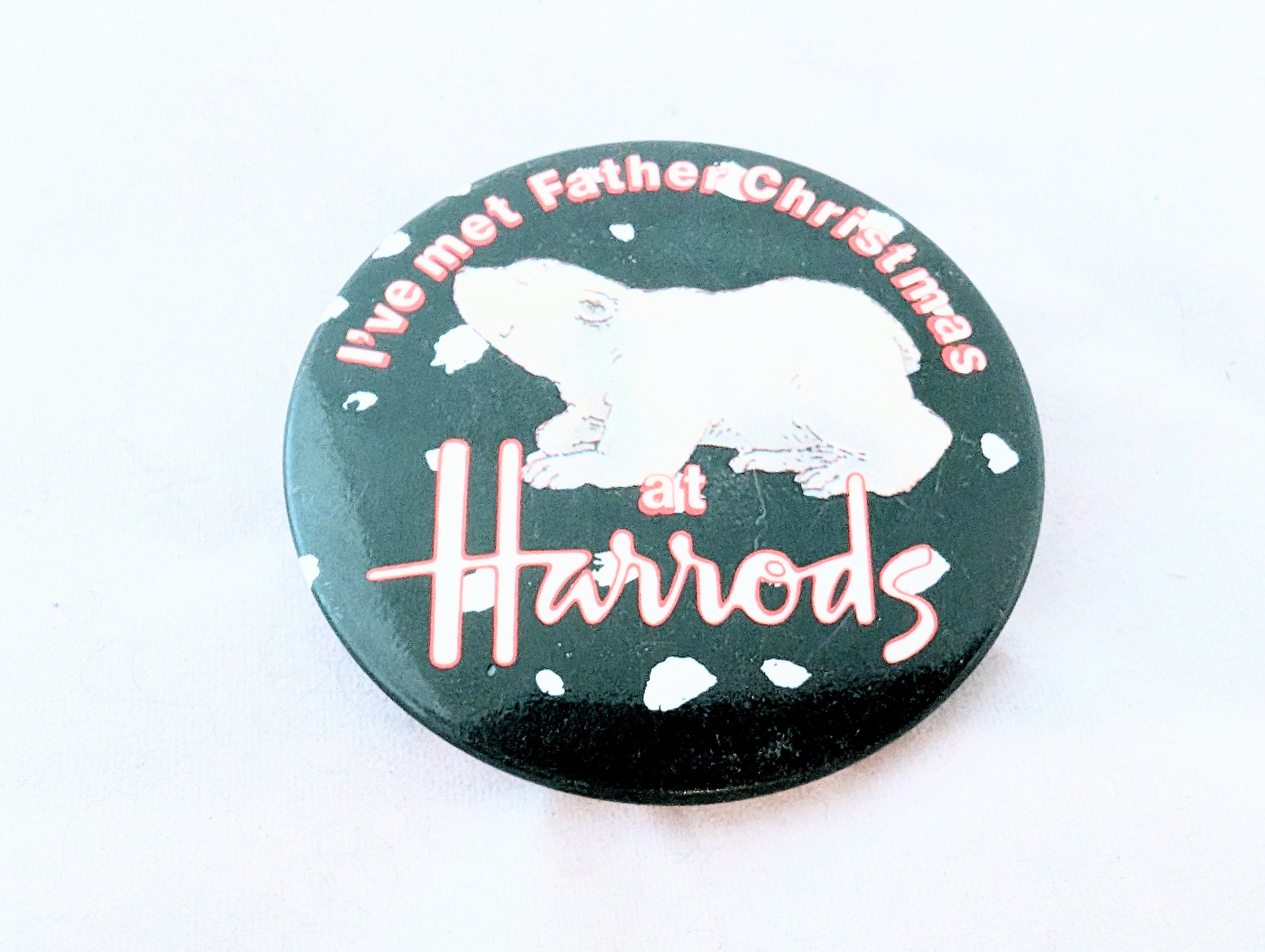 Vintage Selfridges Badges, Retro Harrods Buttons, Pre Loved Collectors ...
