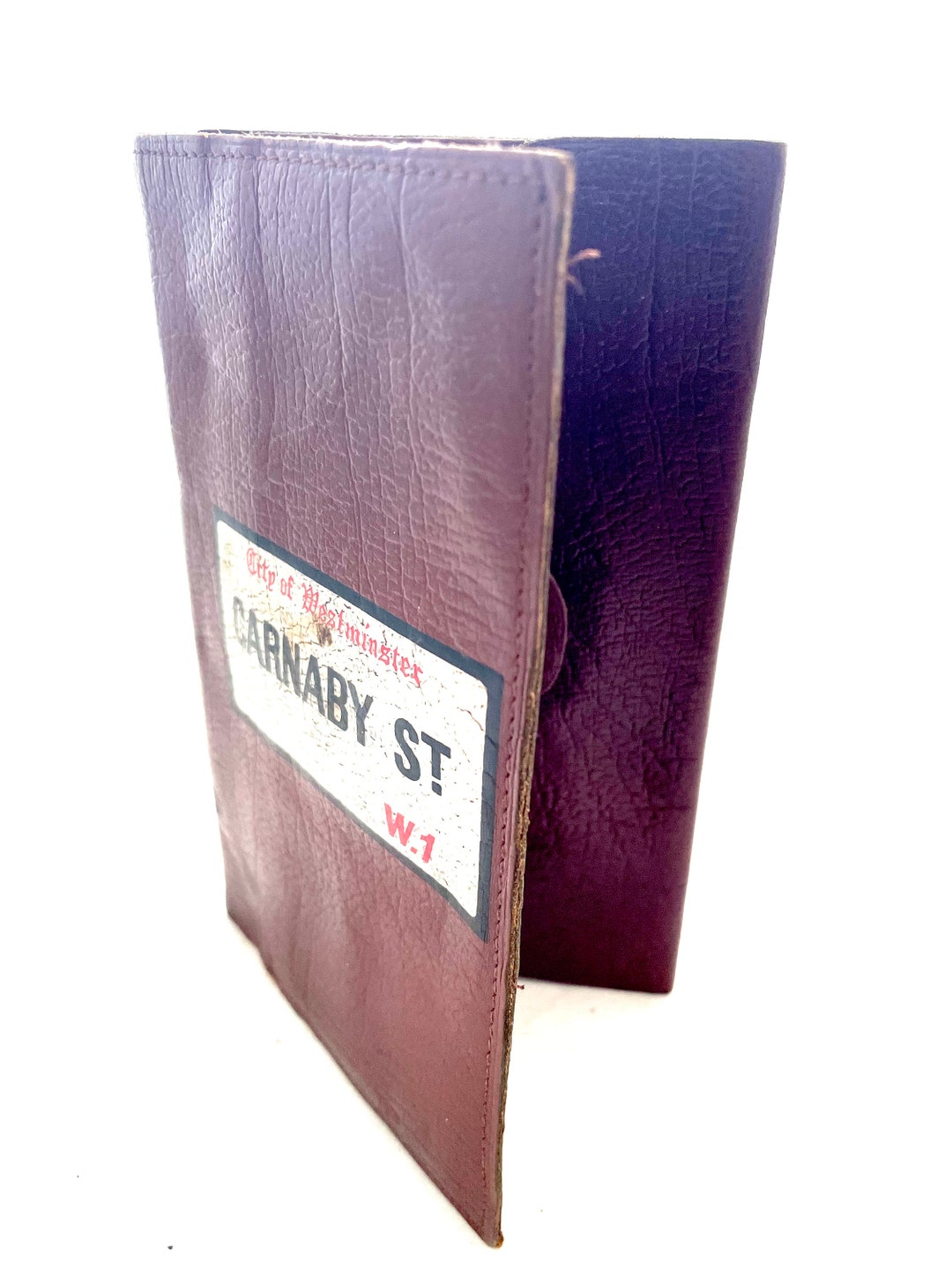 Vintage Carnaby Street Wallet 60’s Retro Leather, Made in England - Etsy