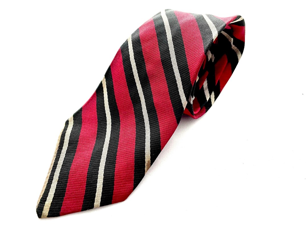 Mens Vintage Tie, Punk Tie, Strip Tie, Mens Striped Tie, Mens Neck Tie ...
