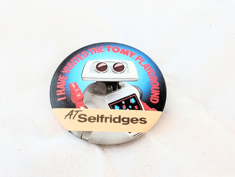 Vintage Selfridges Badges, Retro Harrods Buttons, Pre Loved Collectors ...