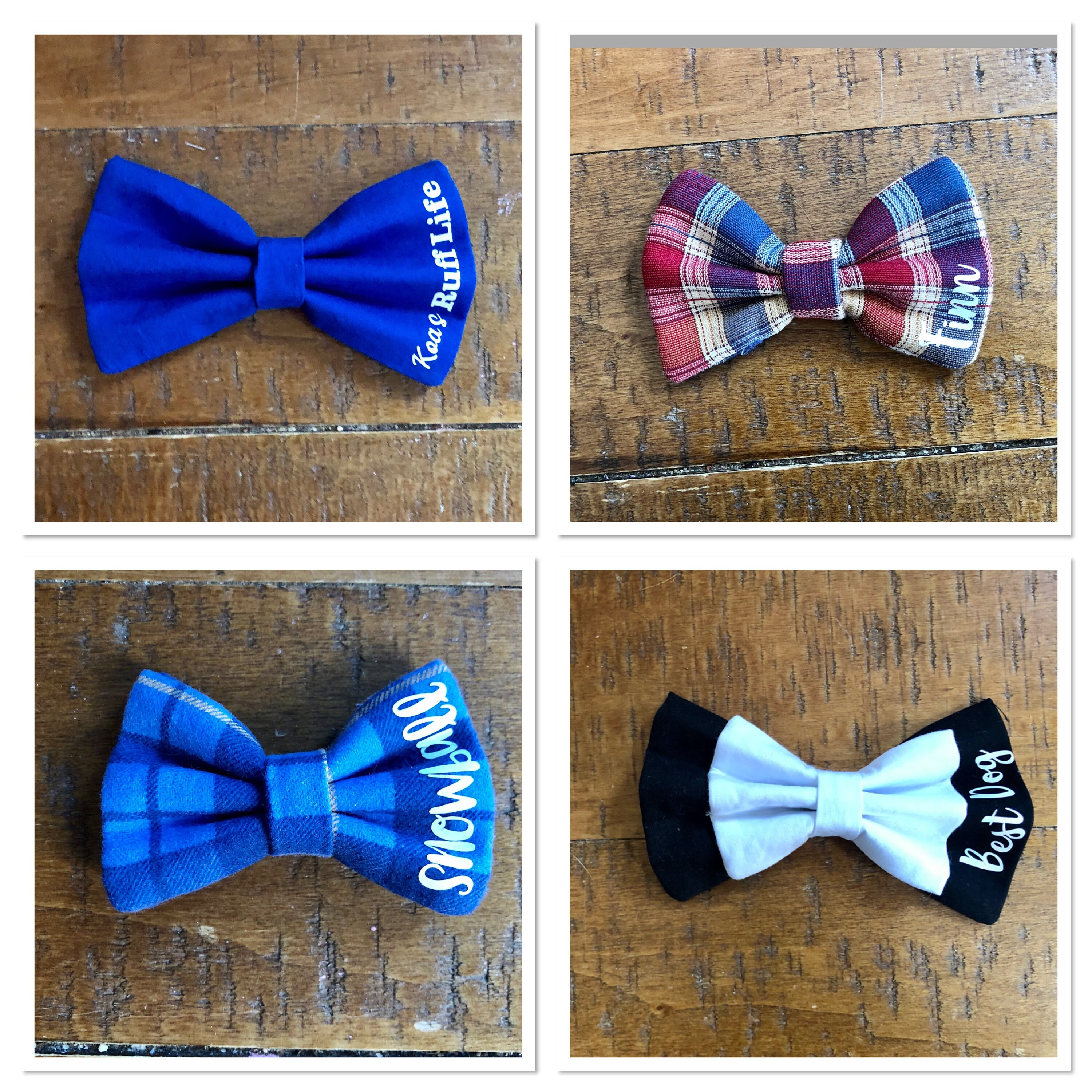 Personalized dog bows customized bow ties for dogs | Etsy