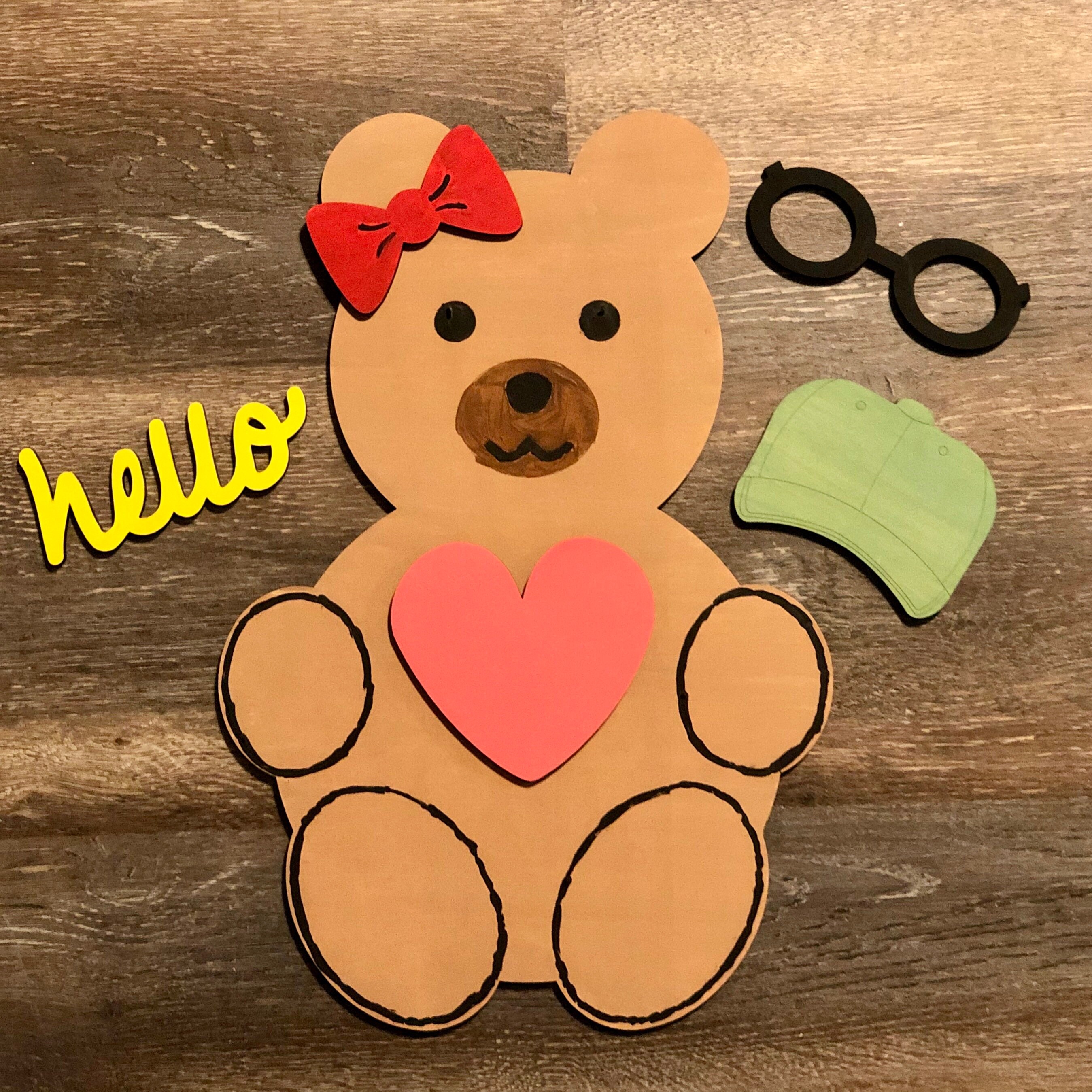 Signo de oso de peluche SVG archivo de cur láser crear su - Etsy España