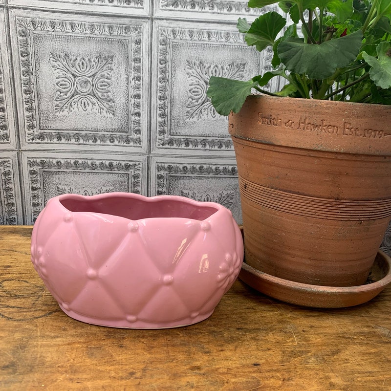 Pink Planter - Etsy