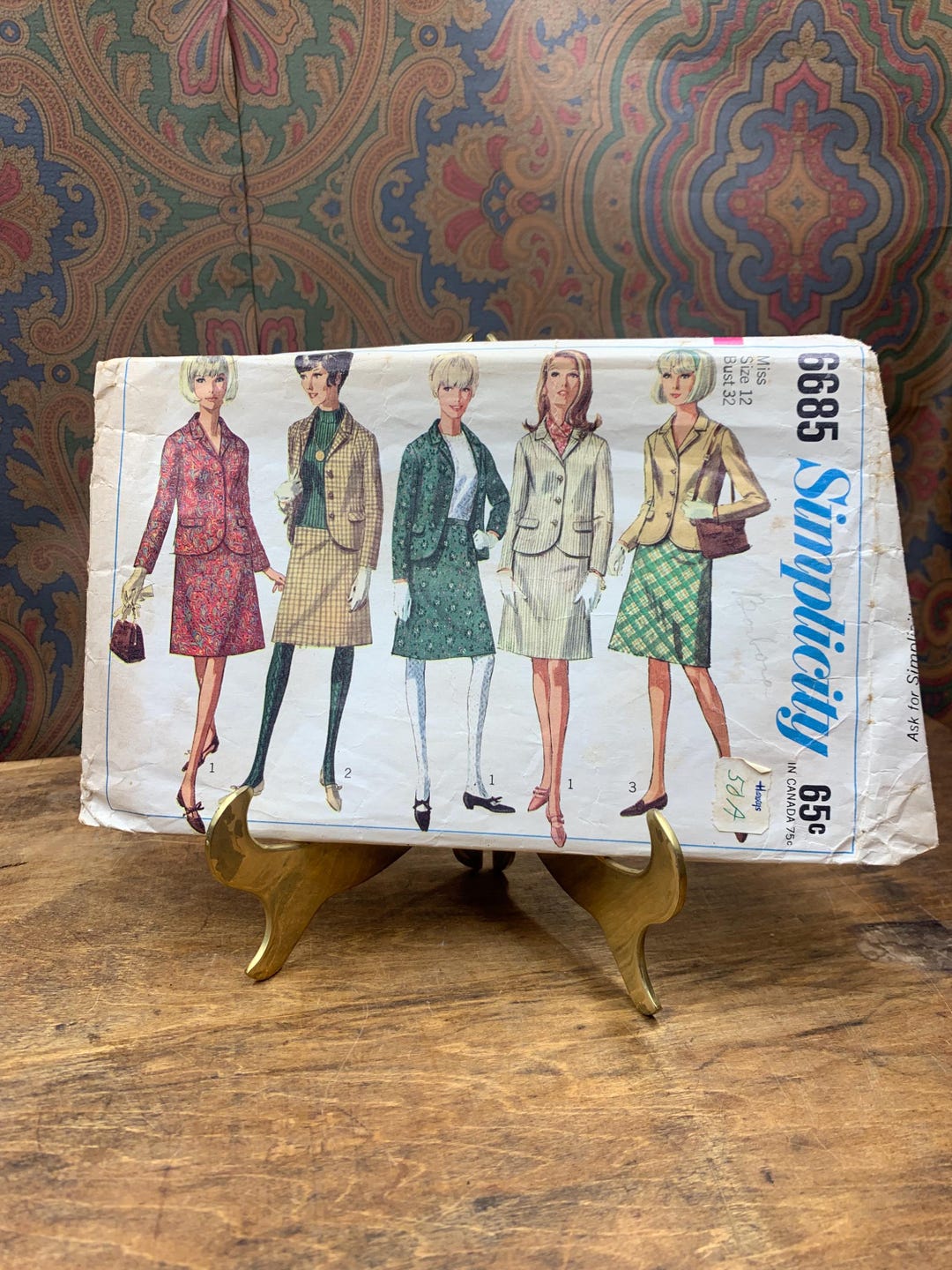 1966 Simplicity Suit Pattern 6685, Size 12: Vintage Sewing Pattern - Etsy