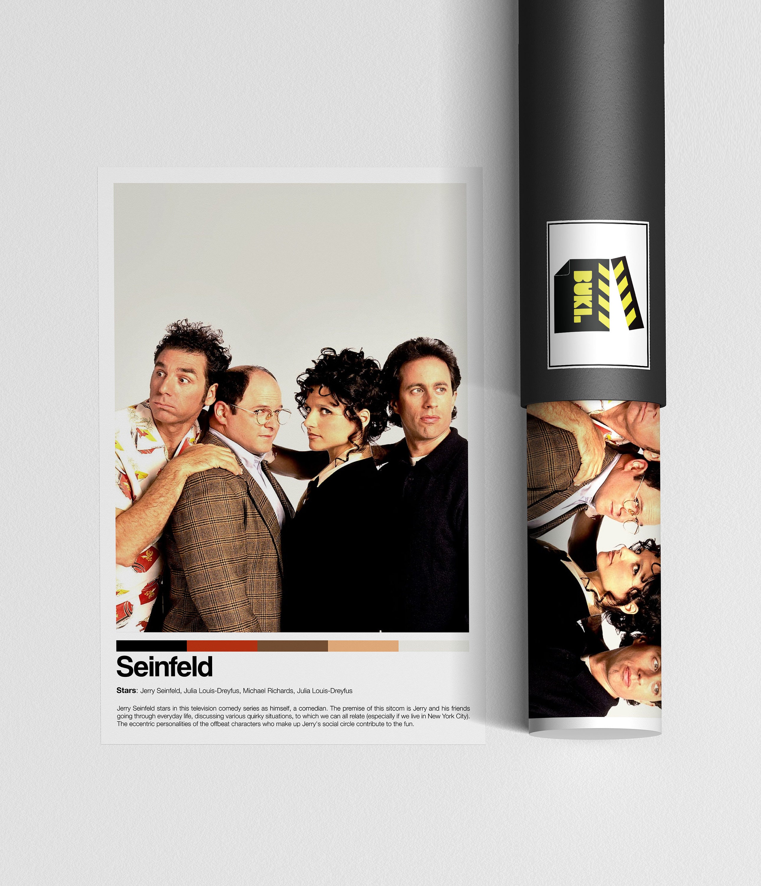 Seinfeld TV Series Poster Print Jerry Seinfeld Julia | Etsy