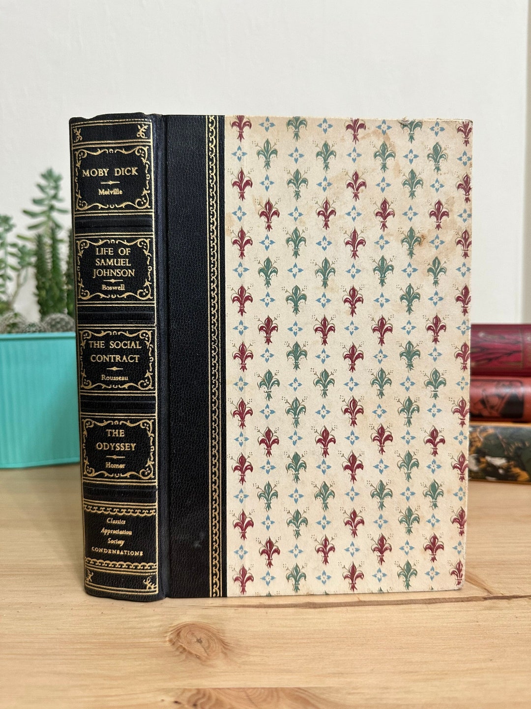 1955 Classics Appreciation Society Book Moby Dick, Life of Samuel ...