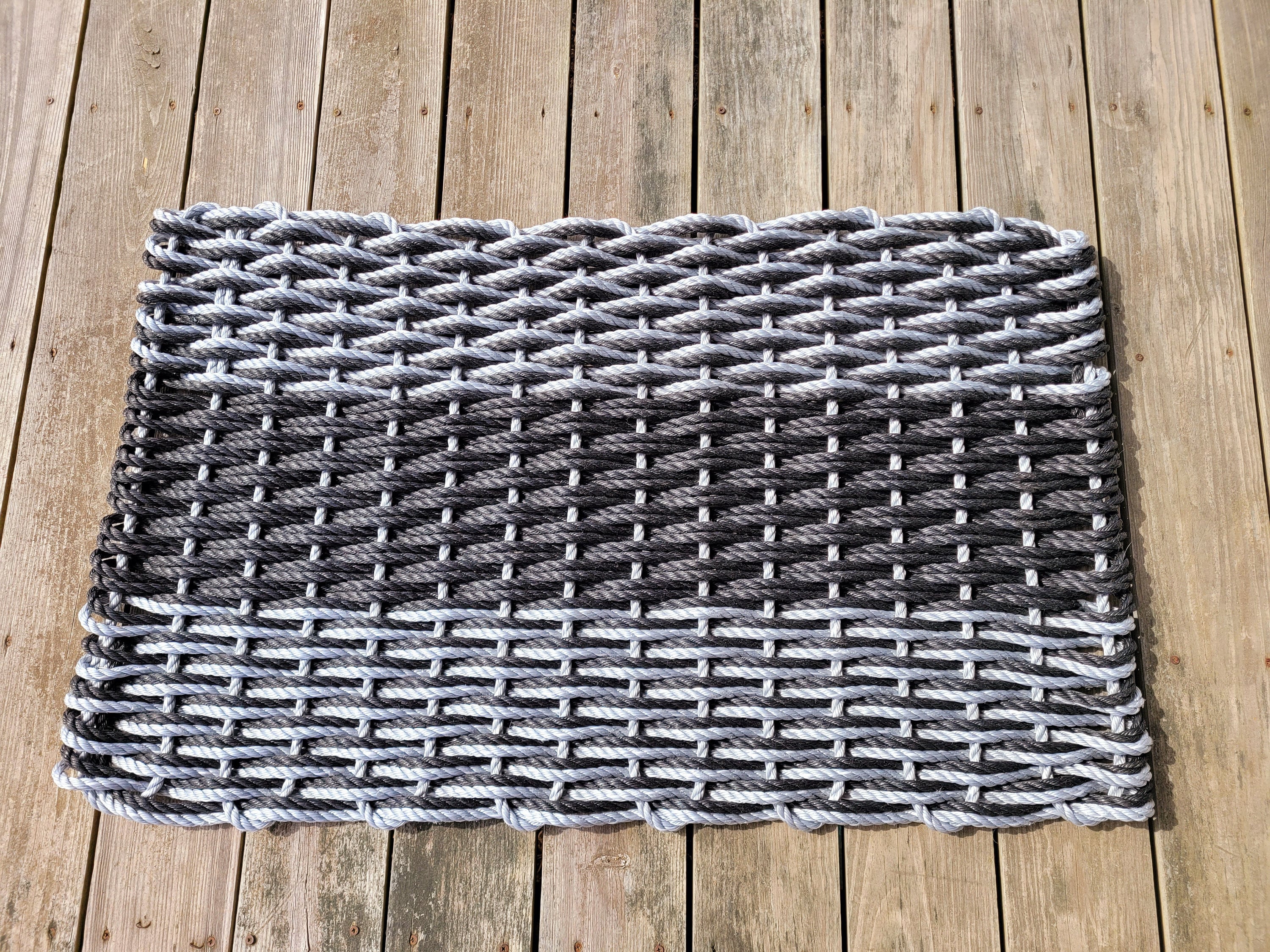 Large Rope Mat Made With Lobster Rope, Double Weave, - Etsy