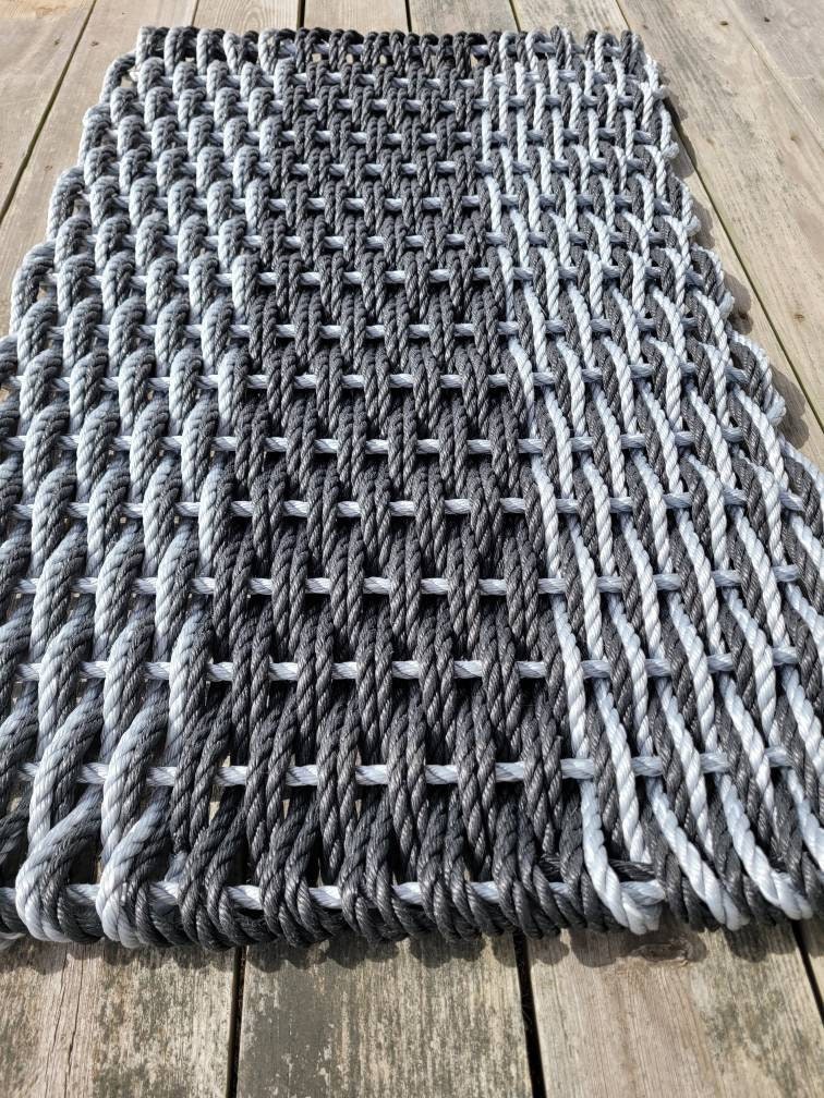 Large Rope Mat Made With Lobster Rope, Double Weave, - Etsy