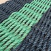 Large Rope Mat Made With Lobster Rope, Double Weave, in Navy Blue and ...