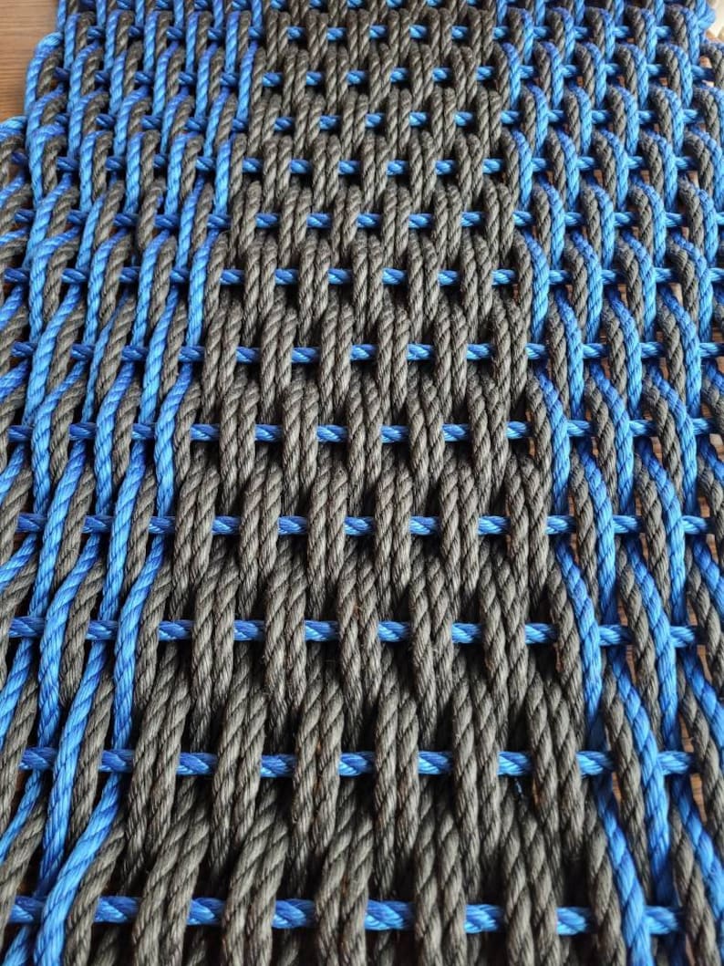 Large Rope Mat Made With Lobster Rope, Double Weave, - Etsy