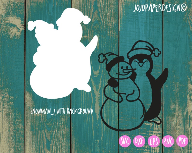 Snowman SVG Snowman Clipart in Svg Dxf Eps Png Pdf - Etsy
