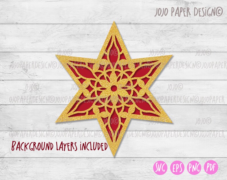 Christmas Star SVG, Star Christmas Ornaments Svg Bundle for Cricut ...