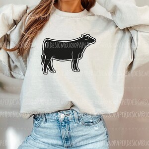 Show Heifer SVG, Show Cattle SVG, Show Heifer PNG Clipart, Beef Cattle ...