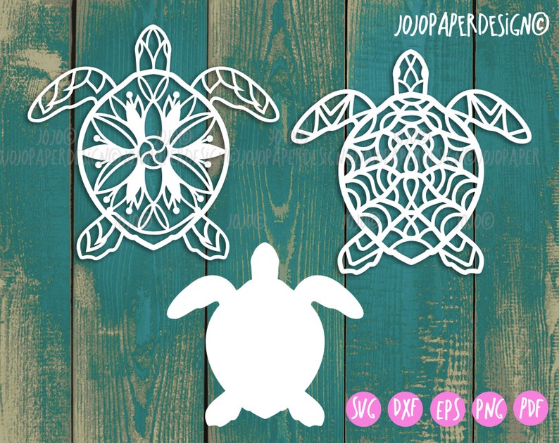Sea Turtle Svg Mandala Turtle Svg for Cricut and Silhouette - Etsy