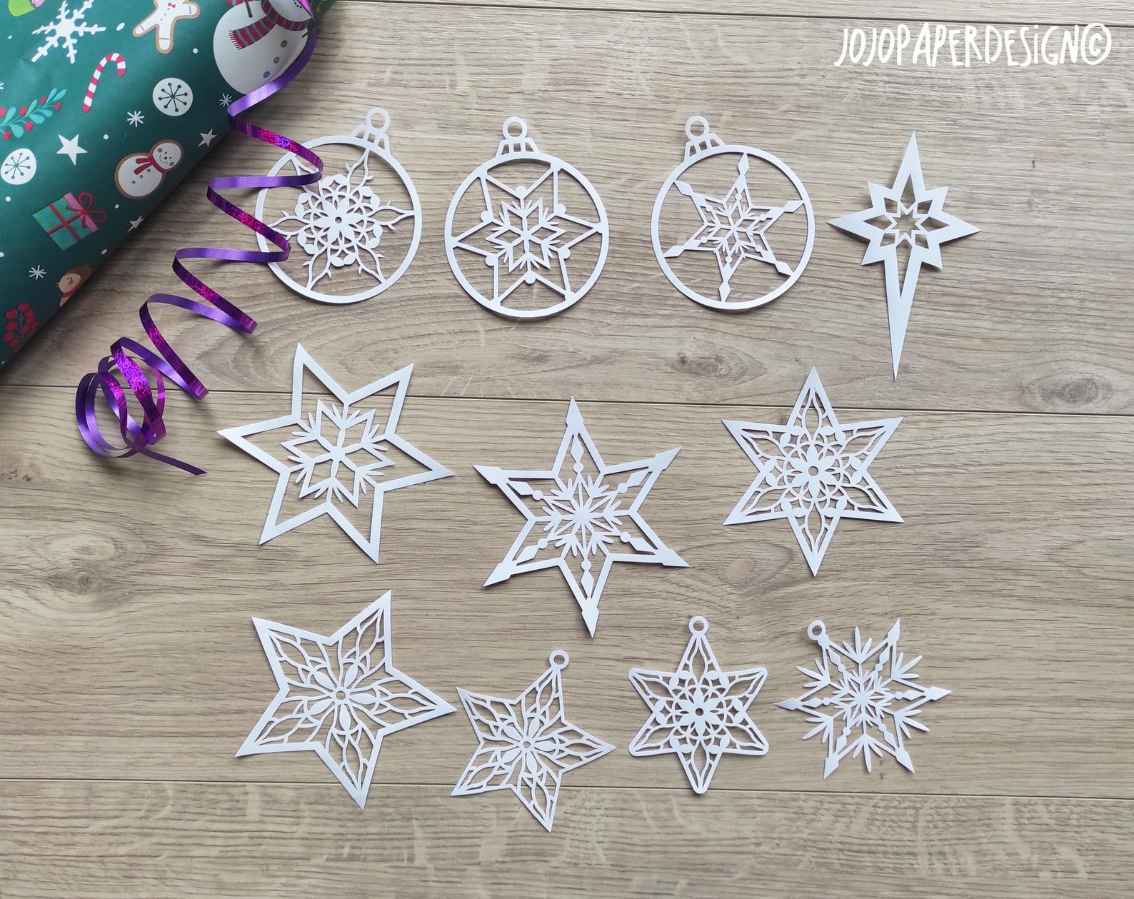 Christmas Star SVG, Star Christmas Ornaments Svg Bundle for Cricut ...