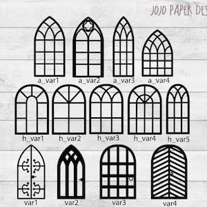 Arch Window Svg, Halfround Window Svg, With Matching Doors-suitable for ...
