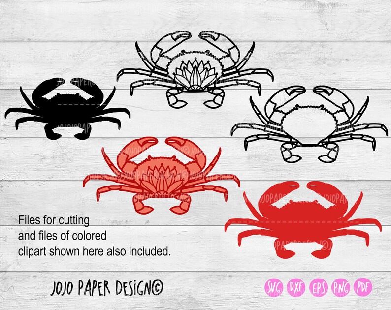 Crab SVG for Cricut and Silhouette, Mandala Crab Svg Vector for Laser ...