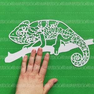 Chameleon SVG, Dxf, Eps, Pdf, Png, Colored Clipart Chameleons Shown on ...