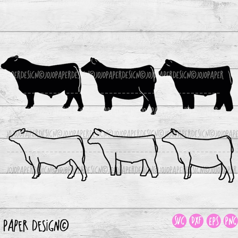 Cattle Svg - Etsy
