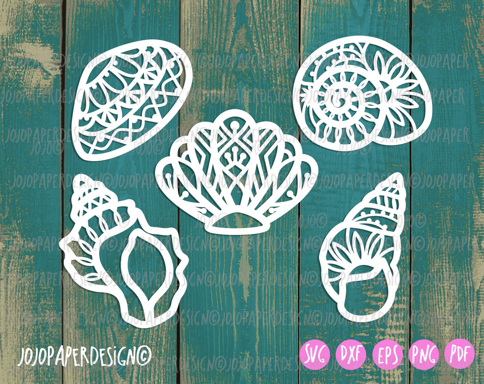 Seashell SVG, Mandala Sea Shell Svg for Cricut and Silhouette or Laser ...
