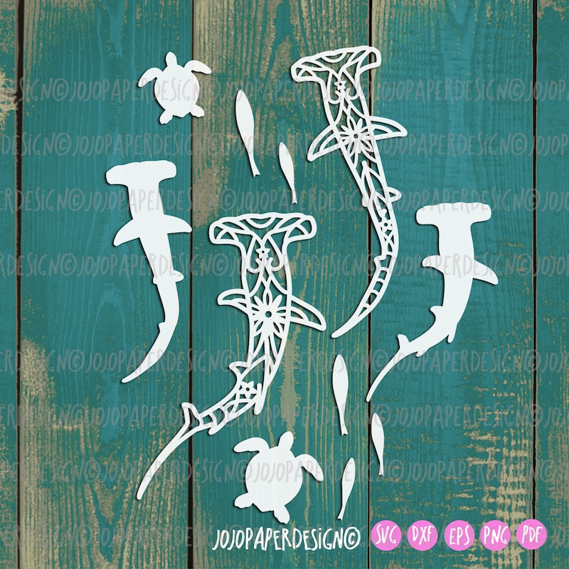 Hammerhead Shark Svg - Etsy