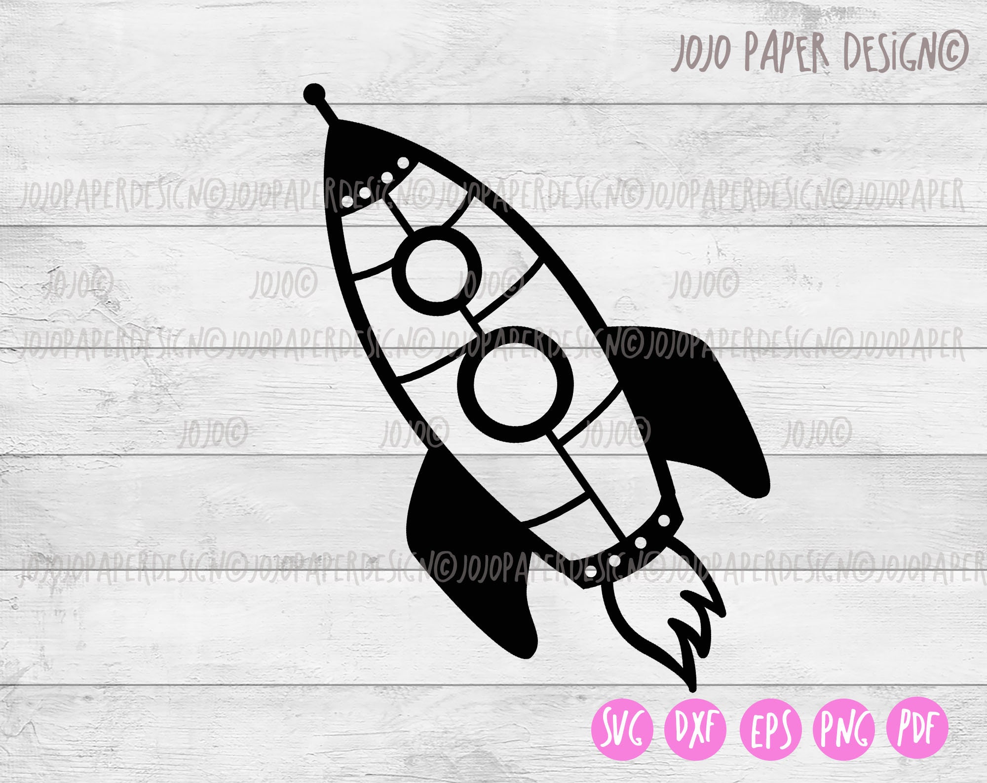 Rocket Ship SVG for Paper or Foil Cutting, Space Ship Svg, Laser ...