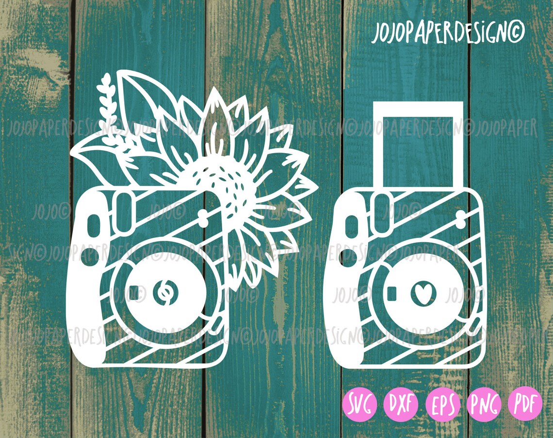 Instant Camera SVG Boho Design Camera Svg/png/dxf/eps/pdf - Etsy