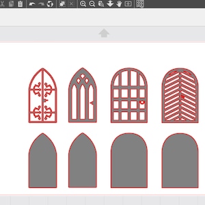 Arch Window Svg, Halfround Window Svg, With Matching Doors-suitable for ...