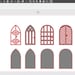 Arch Window Svg, Halfround Window Svg, With Matching Doors-suitable for ...