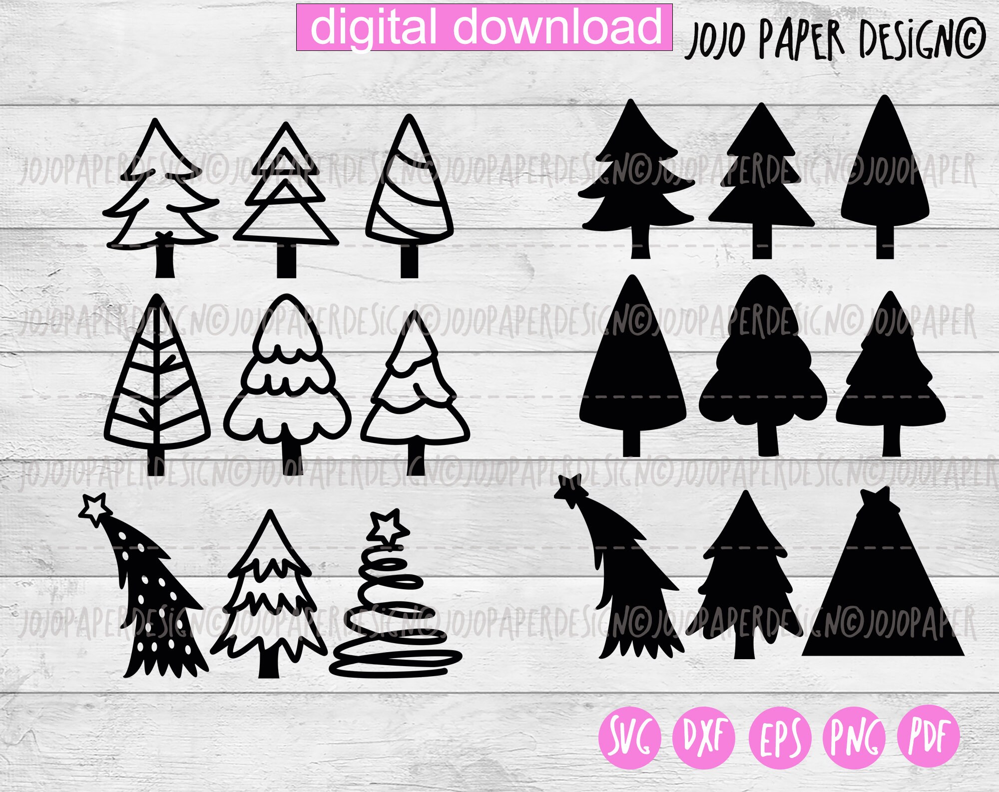 Christmas Tree SVG Merry Christmas Cake Topper Svgchristmas - Etsy