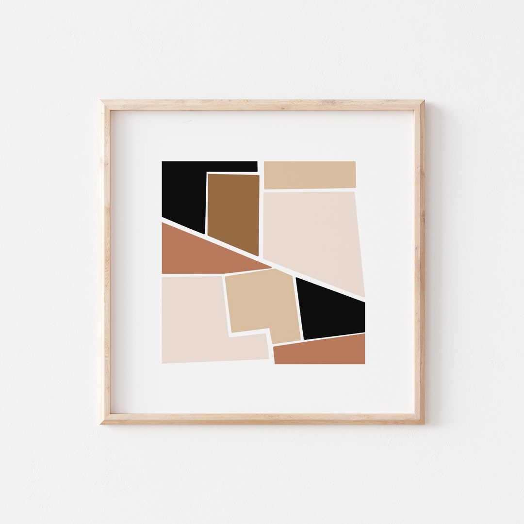 Corktown Detroit, MI Map Art / Digital Download / Color Block Map ...