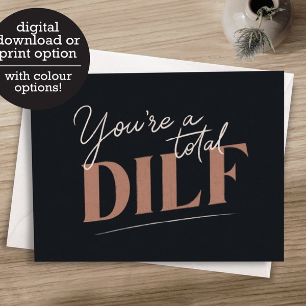 Dilf Card - Etsy