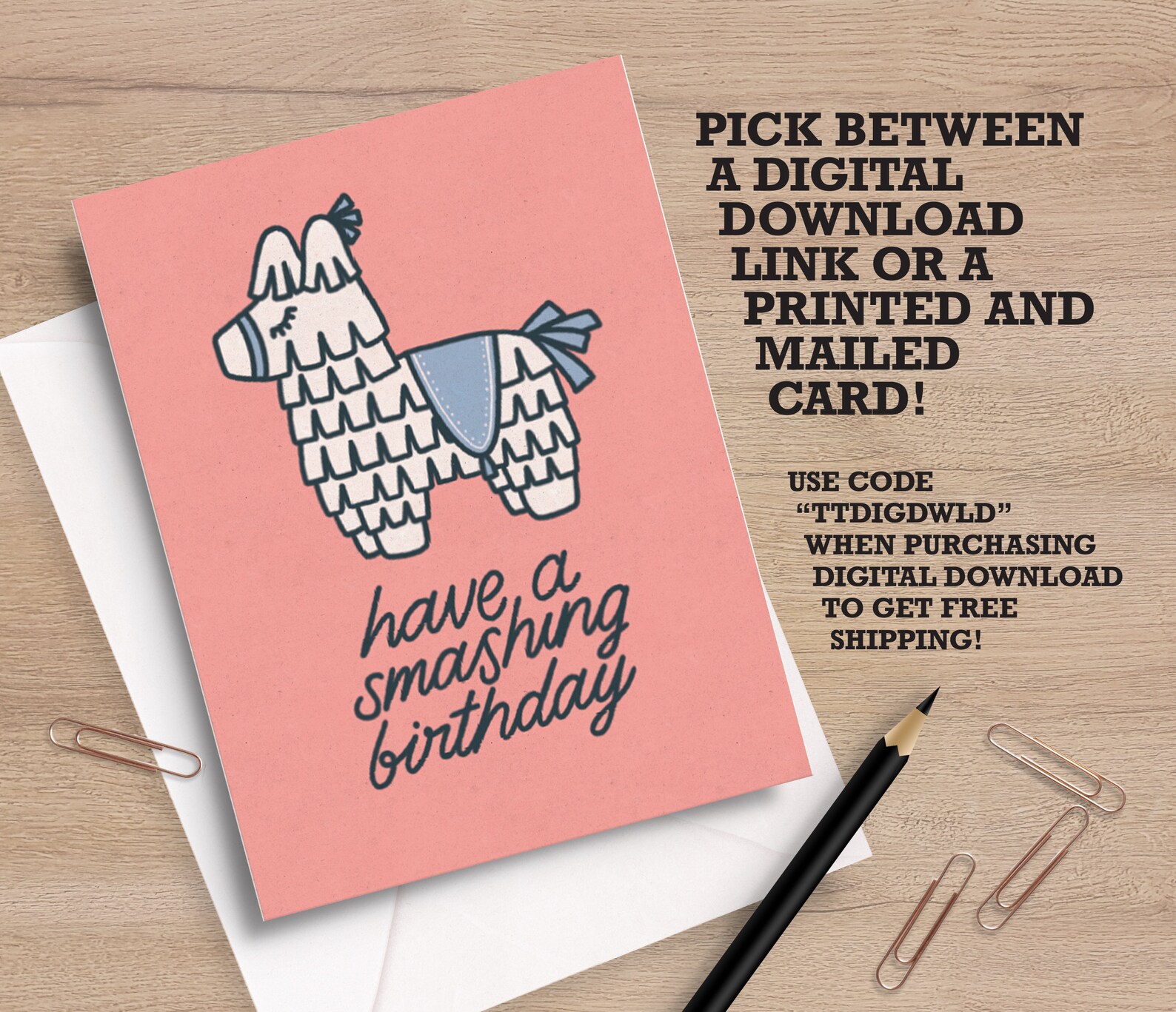 Have a Smashing Birthday Happy Birthday Funny Piñata 12 HR Digital ...