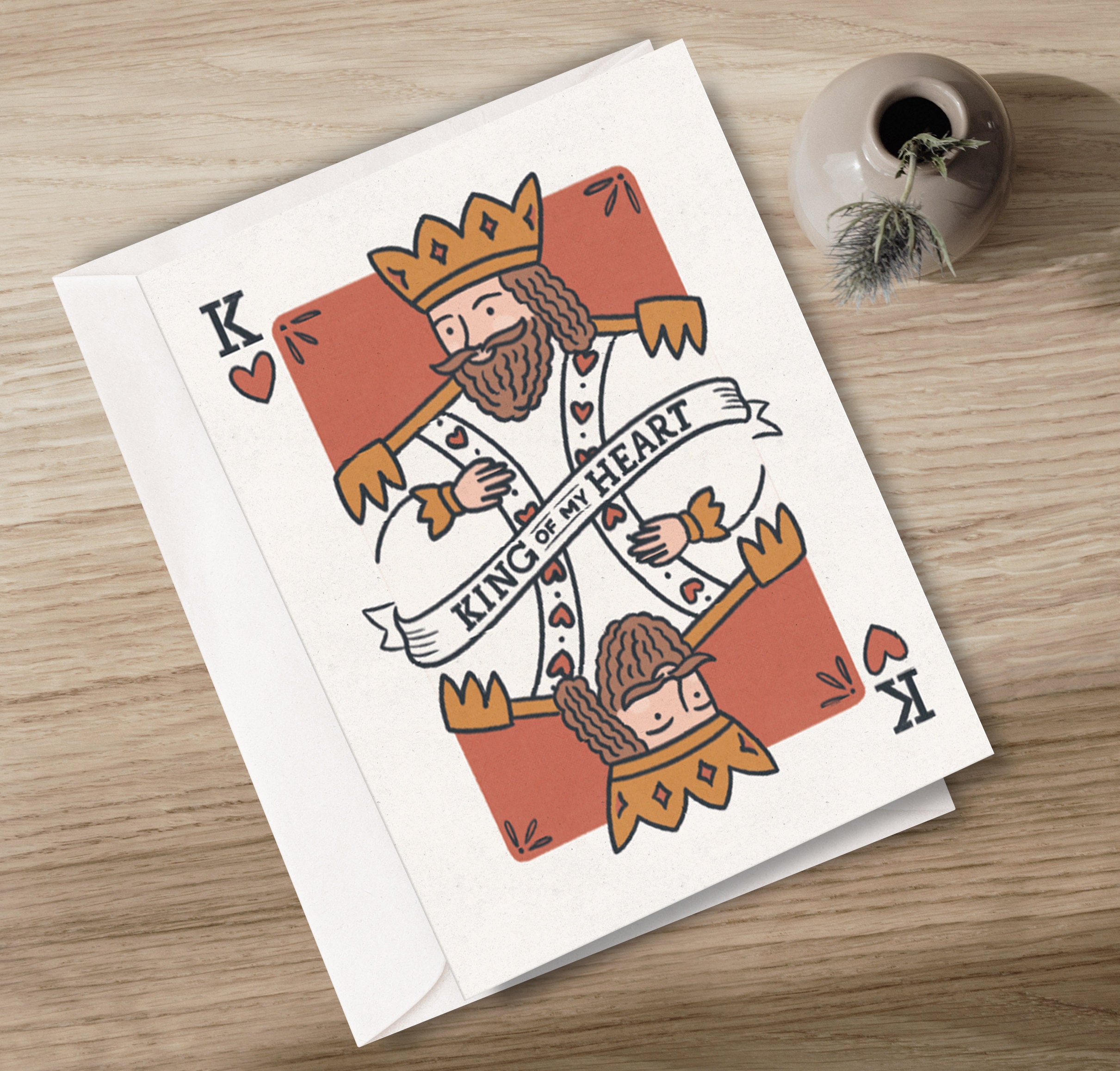 King of My Heart Fathers Day Husband Anniversary Birthday 12 HR Digital ...