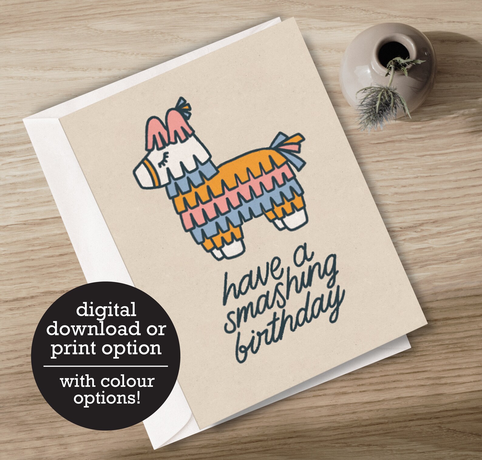 Have a Smashing Birthday Happy Birthday Funny Piñata 12 - Etsy