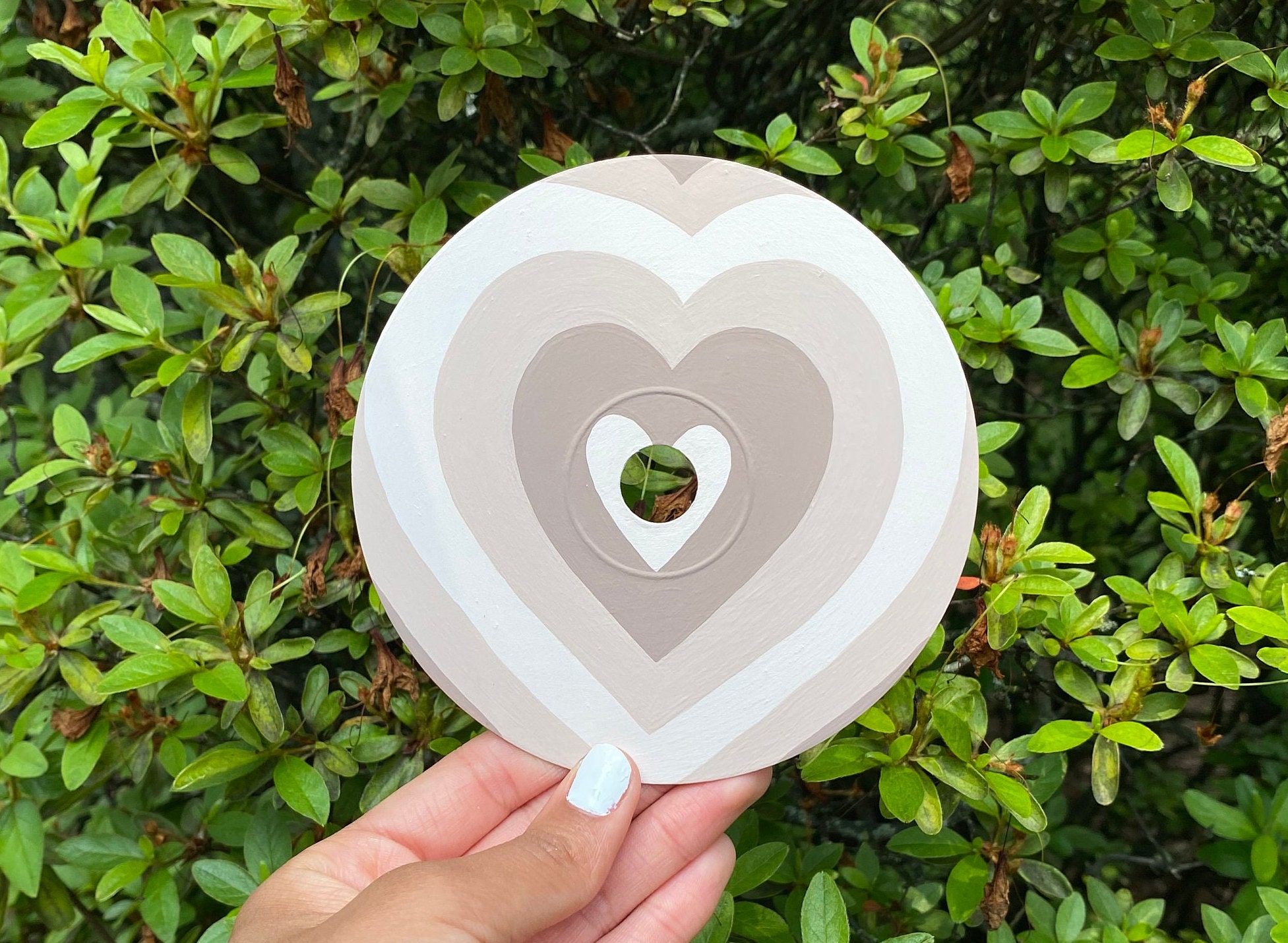 3 Pack Painted Cds for Room Decor | Handpainted | "go With the Flow ...