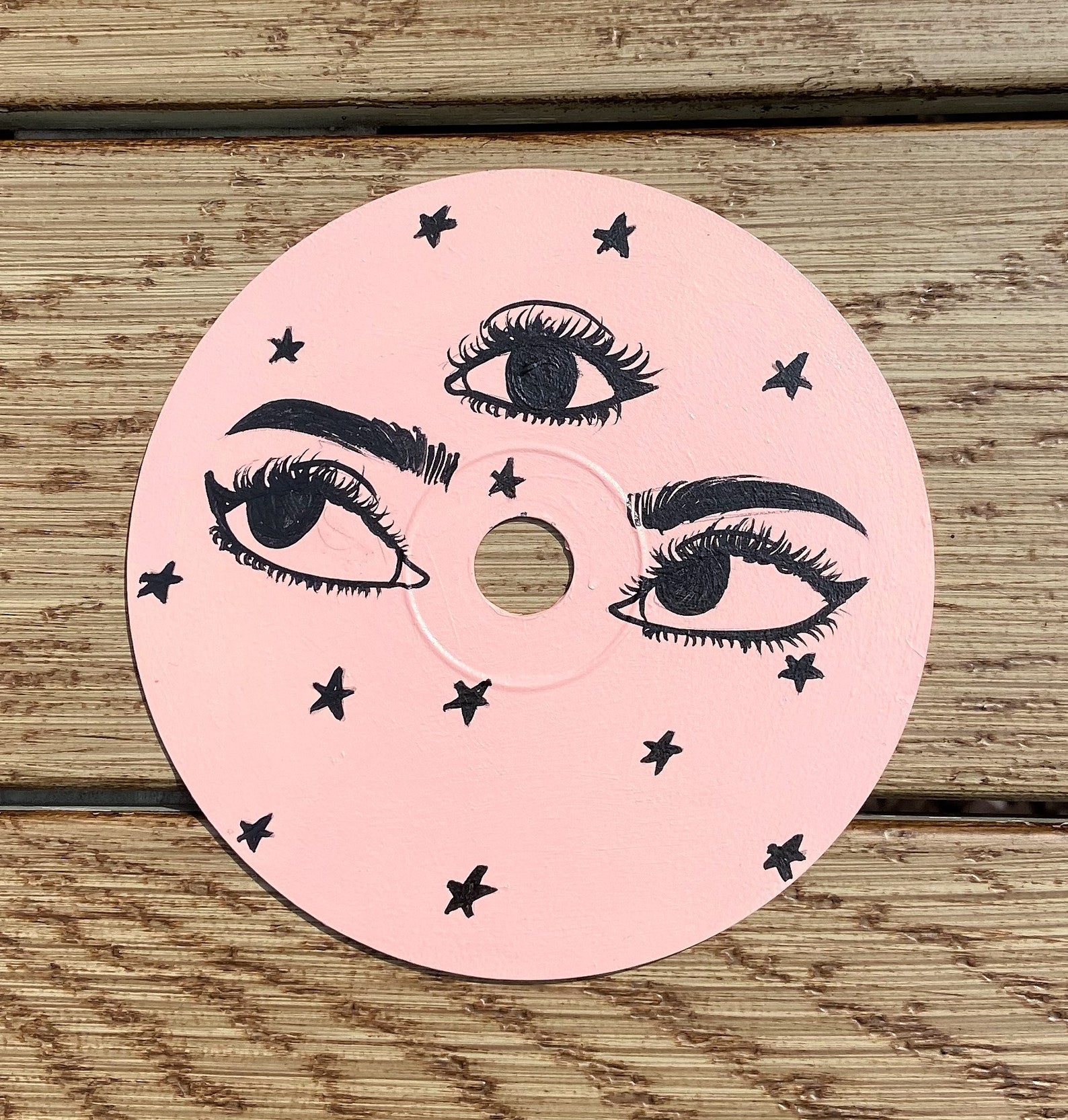 Decorative Cds; Hand Painted Set of 3 Aesthetic Cds - Etsy