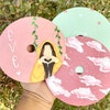 Decorative Cds Hand Painted Set of 3 Aesthetic Cds - Etsy