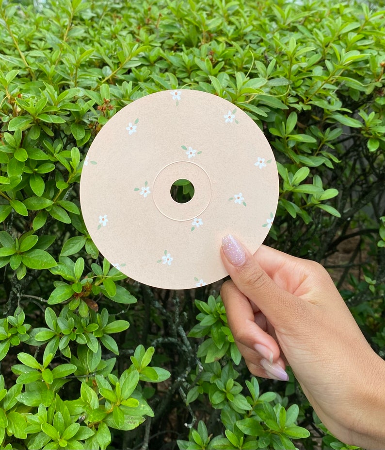 Decorative Cds; Hand Painted Set of 3 Minimalist Aesthetic Cds - Etsy