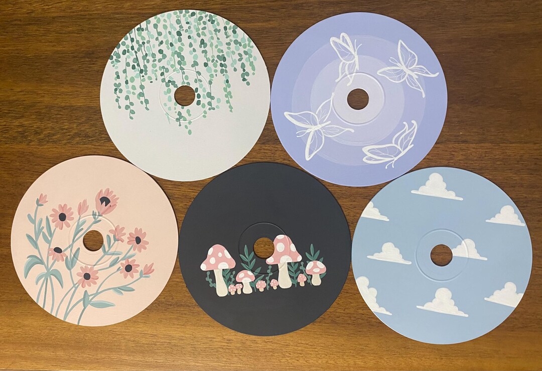 Custom Cds for Room Decor | Pack of 5 | Handmade Painted Cds | - Etsy