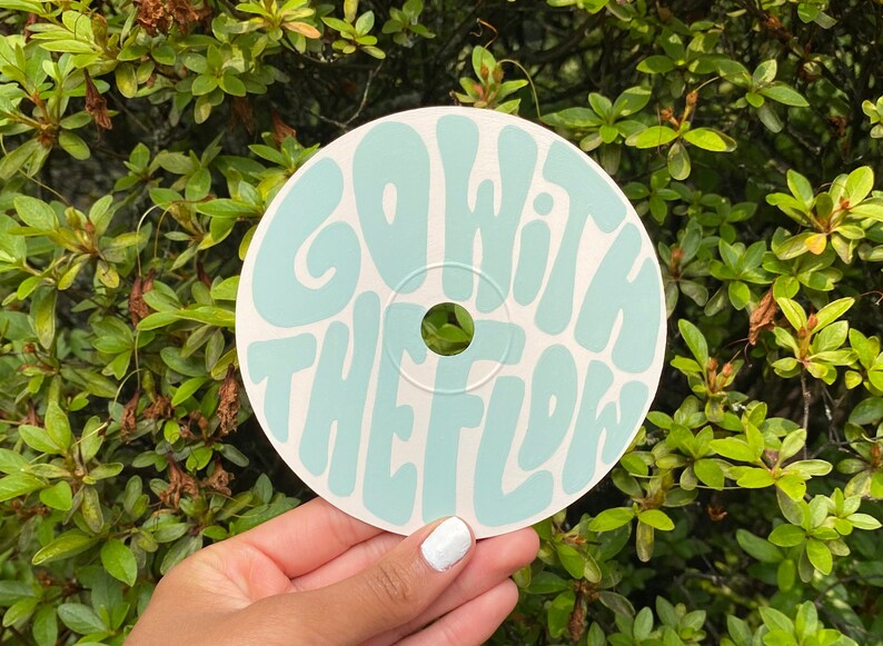 3 Pack Painted Cds for Room Decor Handpainted go - Etsy