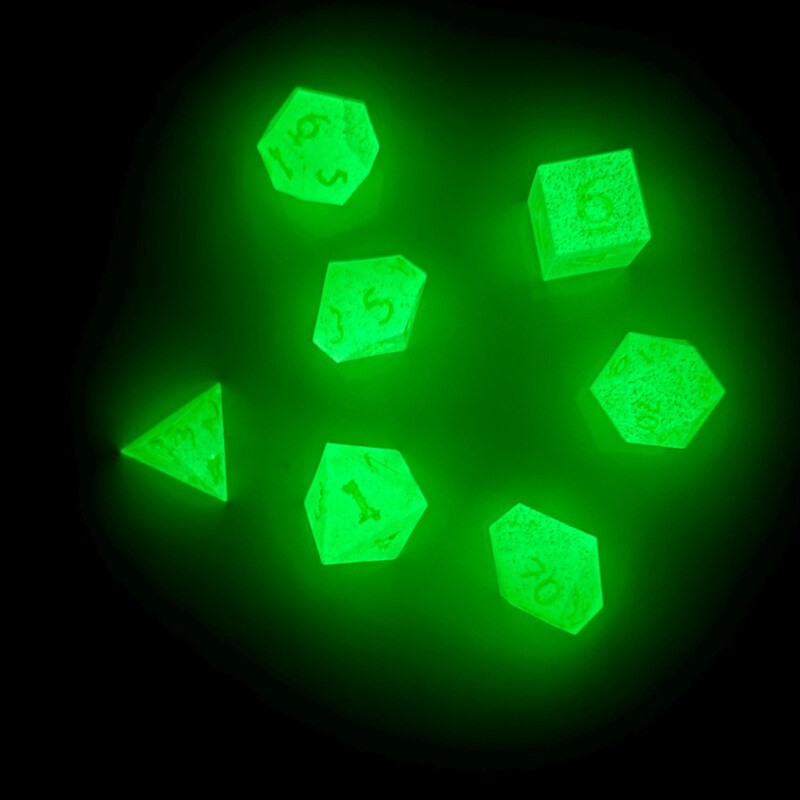 Glowing Dice - Etsy