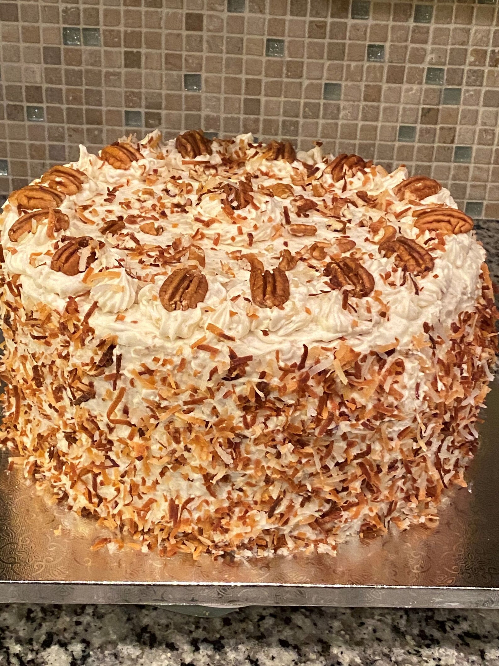 Italian Cream Cake Sheet Cake 12x18x3 Etsy