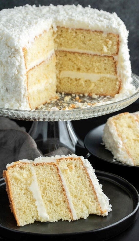 Sugar Free Coconut Cake 10 - Etsy