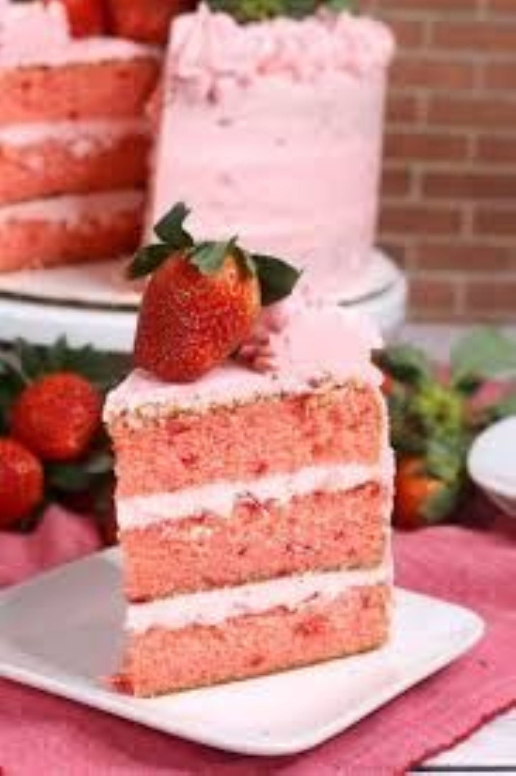 Sugar Free Strawbery Cake 6" - Etsy