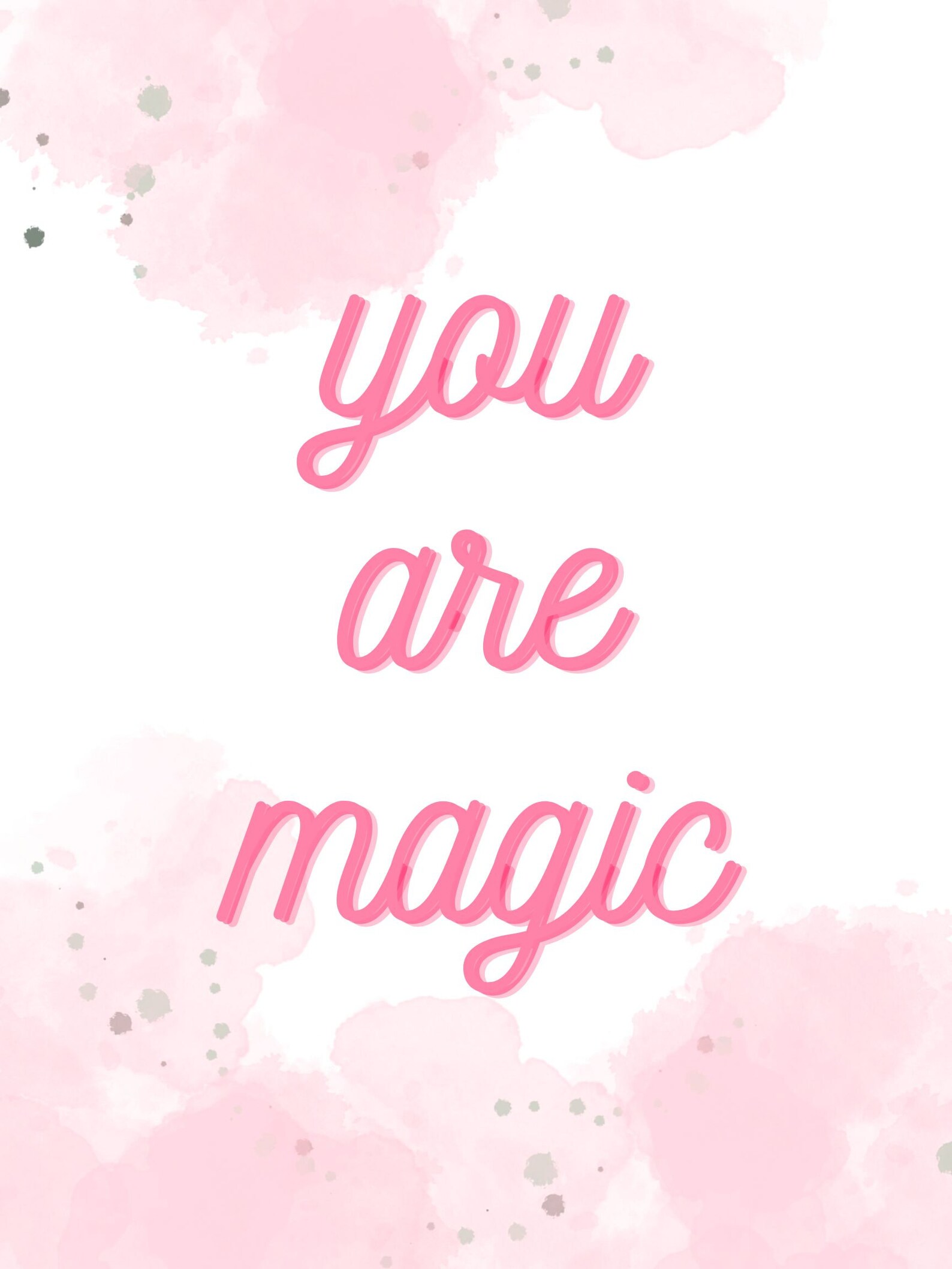 You Are Magic and Unicorn Poster Set Digital Download - Etsy